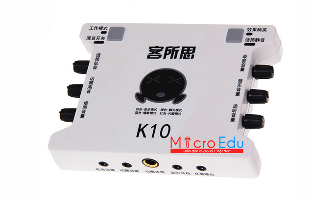 Sound card XOX K10 hát live stream, có đáng để mong đợi hiện nay?